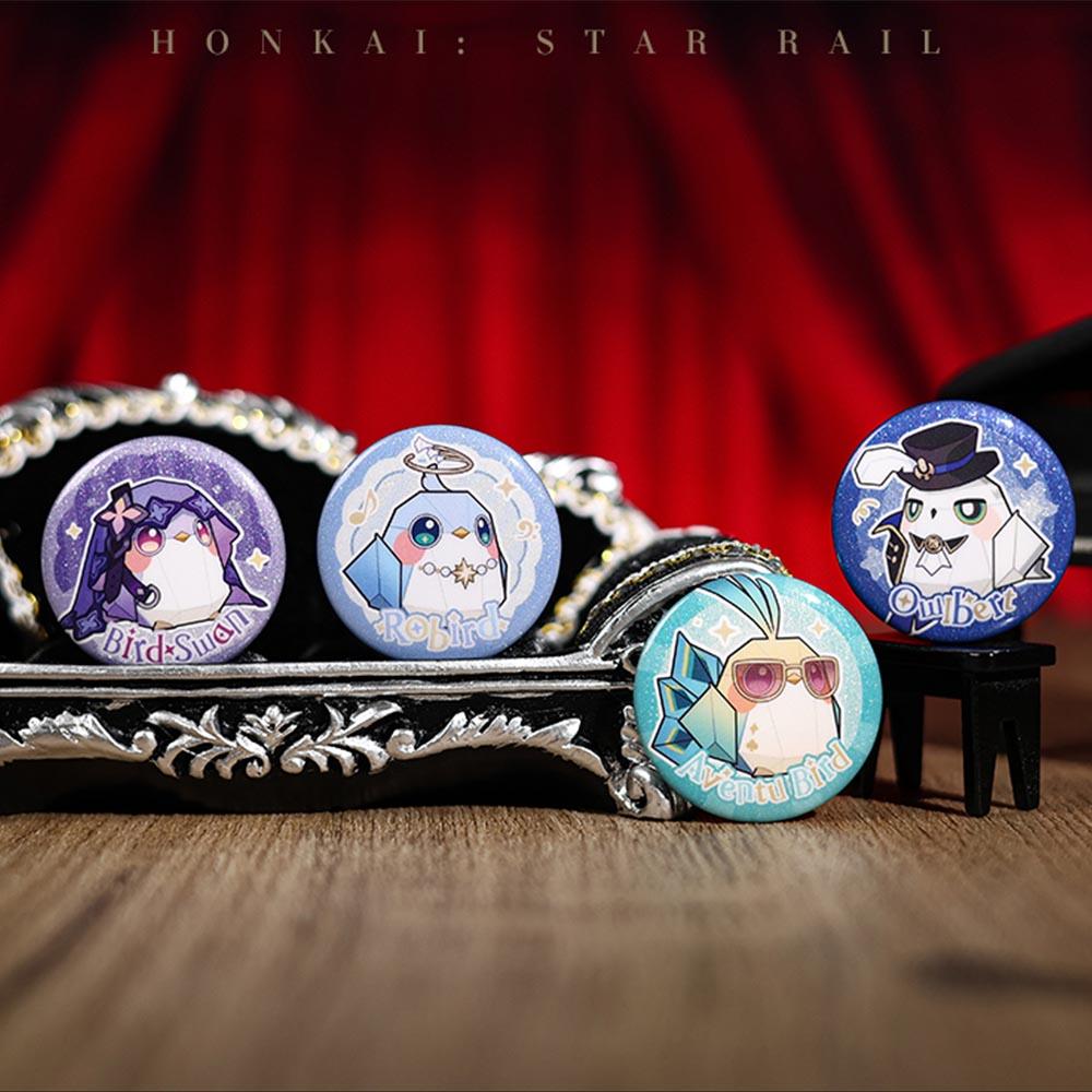 Honkai: Star Rail Owlbert’s Reception Room Mini Badge Set – GENSHINGO
