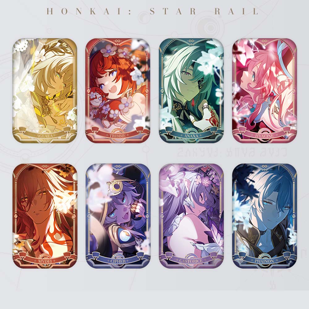 Honkai: Star Rail Amphoreus’ Saga of Heroes Series Tinplate Badges ...